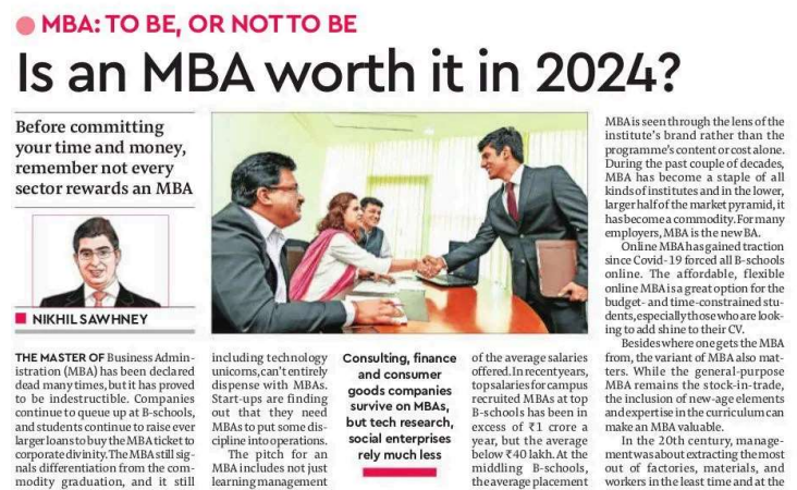 AIMA Media Centre | AIMA in the News | Special Economic Times ...